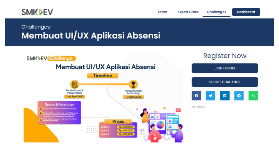 Review Kompetisi Desain UX/UI Aplikasi Absensi | SMKDEV Review Kompetisi Desain UX/UI Aplikasi Absensi | SMKDEV